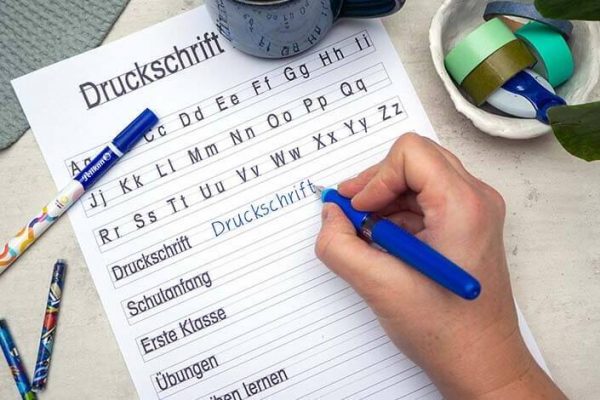 Was ist Druckschrift? - Staehlin