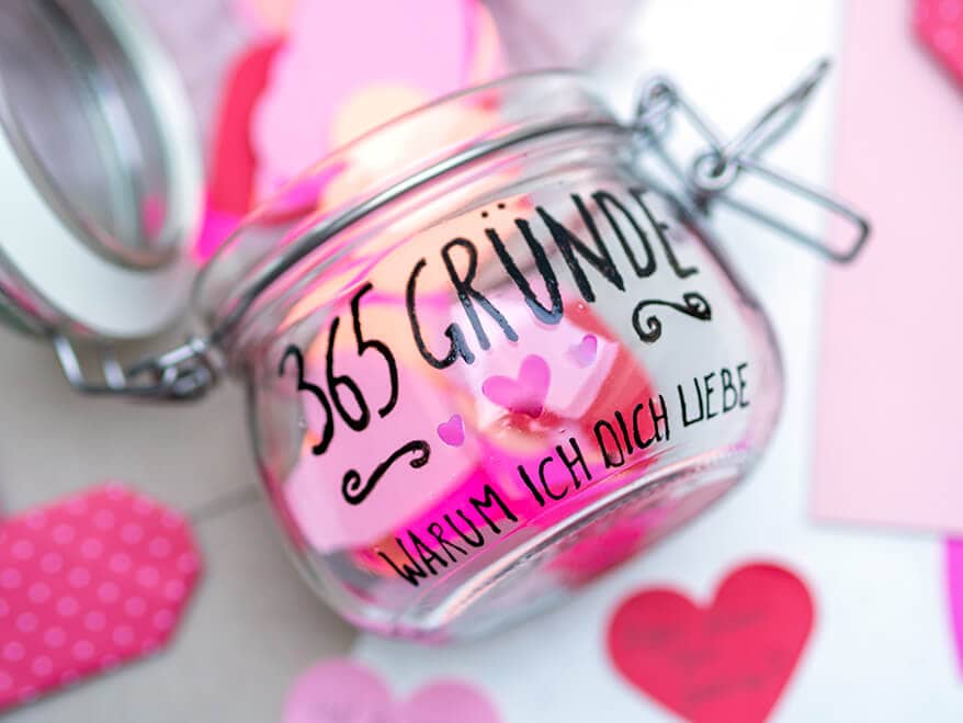 Zwei Valentinstag DIY Ideen zum Nachbasteln - Staehlin