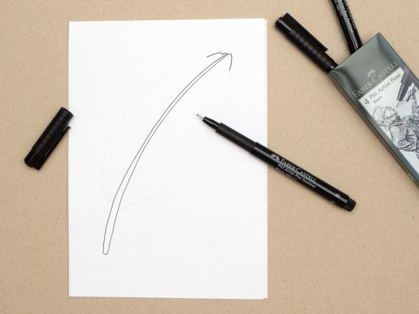 Anleitung: Feder malen Schritt für Schritt - Staehlin